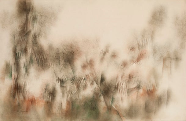 Abstract artist Norman Lewis