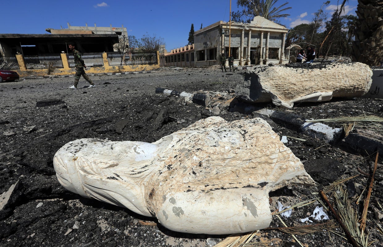 The destruction of Palmyra by ISIS