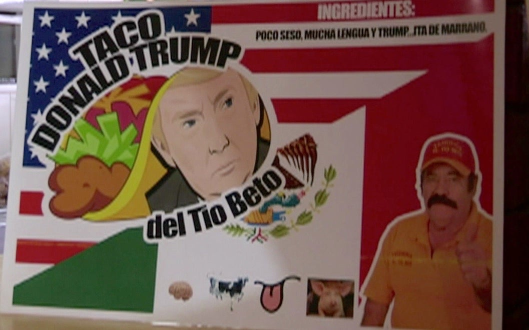 Nacen en Chihuahua los tacos a la Donald Trump - CBS News