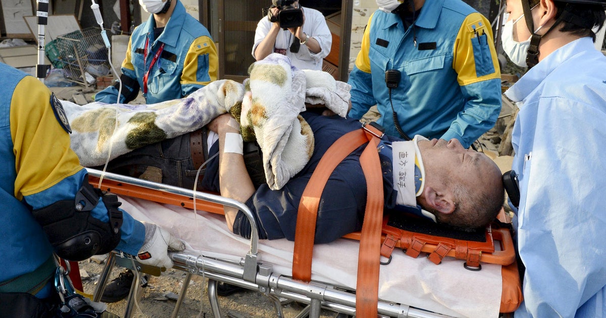 Death Toll Rises From Powerful Quakes In Southern Japan Cbs News