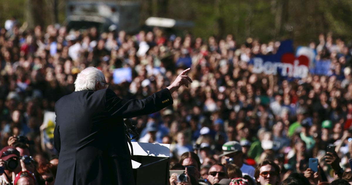 Bernie Sanders' Brooklyn rally was one of his biggest ever - CBS News