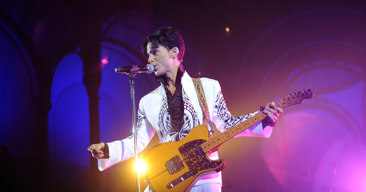 Music icon Prince invented his own custom "keytar" - CBS News
