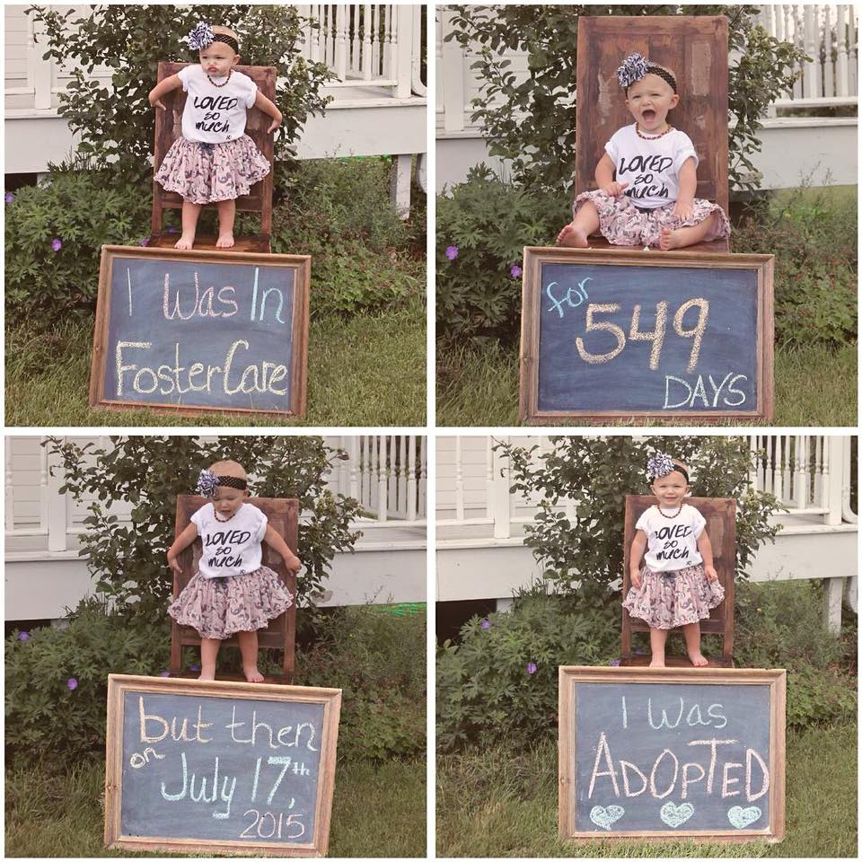 29 heartwarming photos of foster kids getting adopted