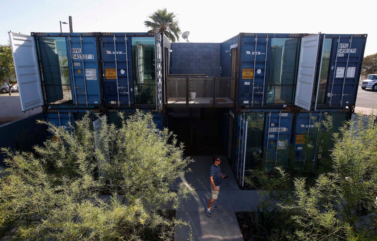 Shipping containers offer welcome homes in Phoenix - CBS News