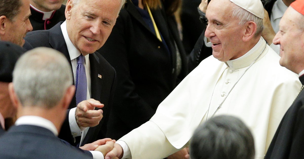 Joe Biden joins Pope Francis at Vatican in appeal for cancer research ...