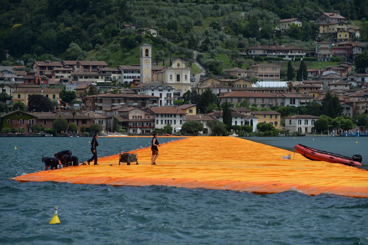 Walking on water with Christo