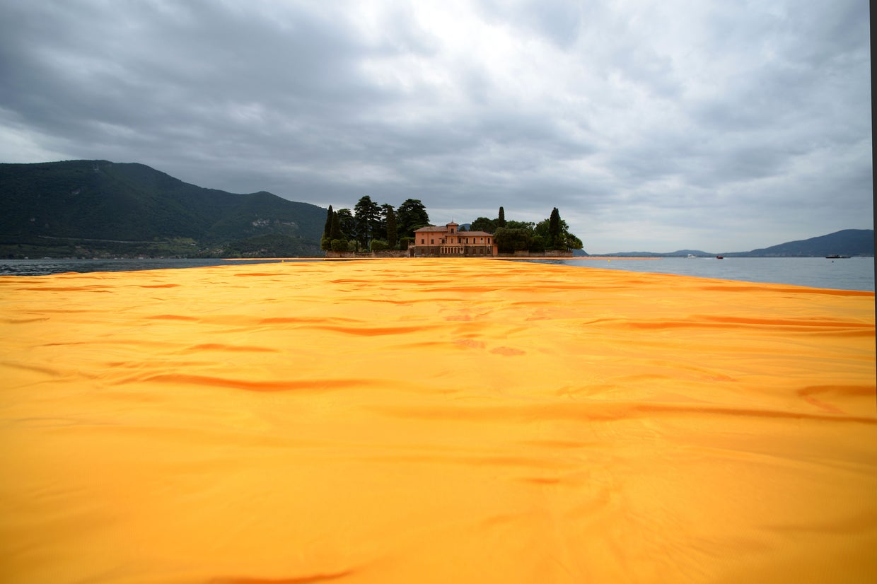 Walking on water with Christo