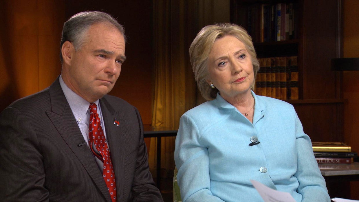 The Democratic Ticket: Clinton and Kaine - CBS News