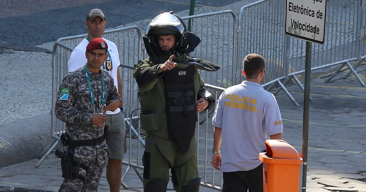 Olympics cycling area blast a controlled explosion, police say - CBS News