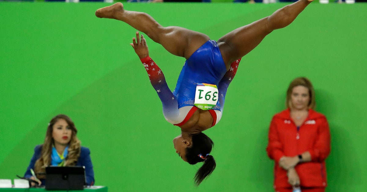 Simone Biles makes Olympics history with fourth gold of the games - CBS ...