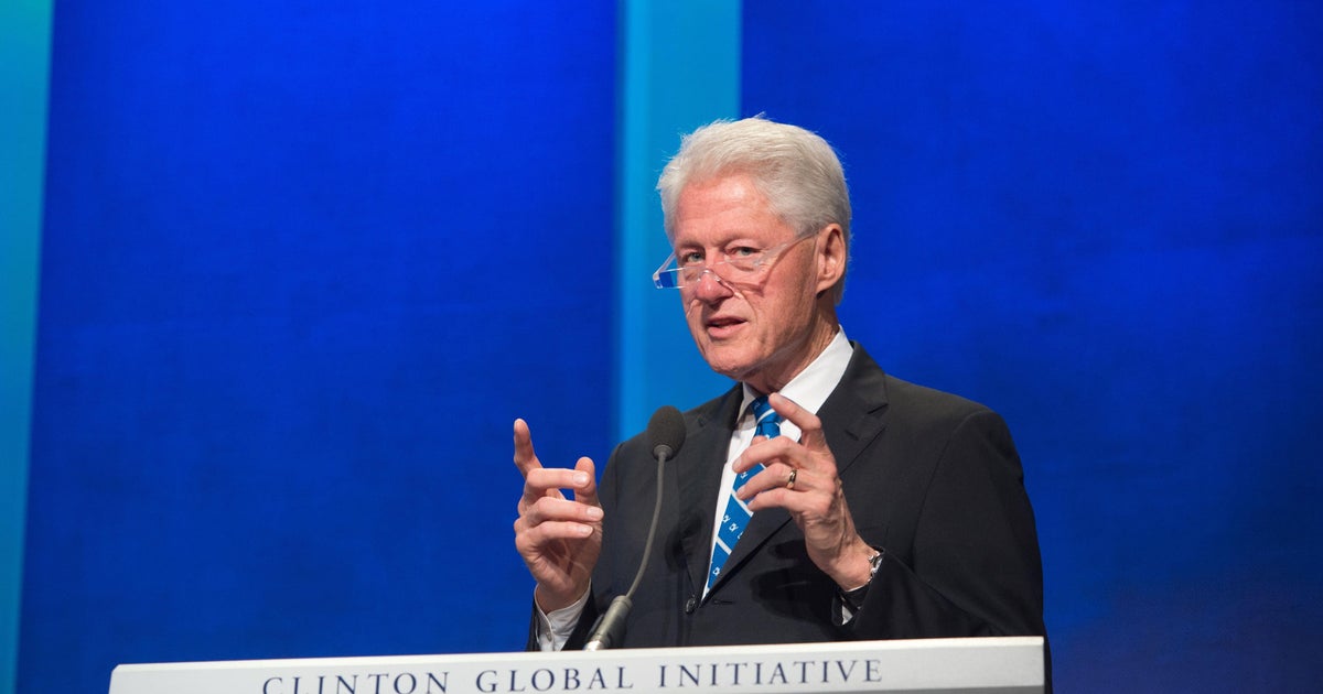 Bill Clinton delivers emotional defense of charitable foundation - CBS News