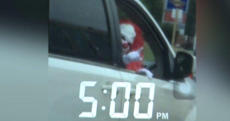 Mother clarifies "creepy clown" spotted around town is sweet autistic ...