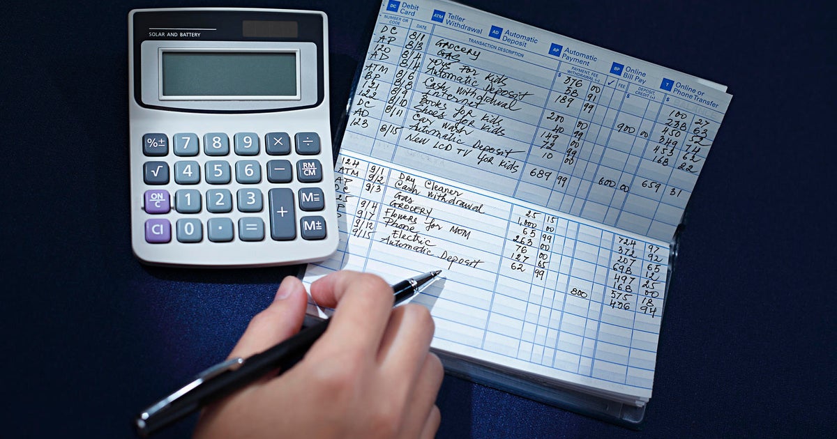 Stop balancing your checkbook - CBS News
