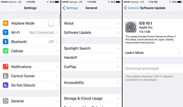 Apple's new iOS 10.1 update fixes a big security flaw - CBS News