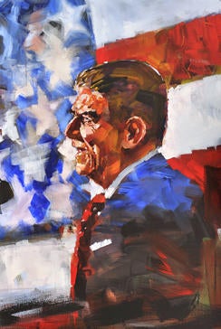 Steve Penley's palette of red, white and blue - CBS News