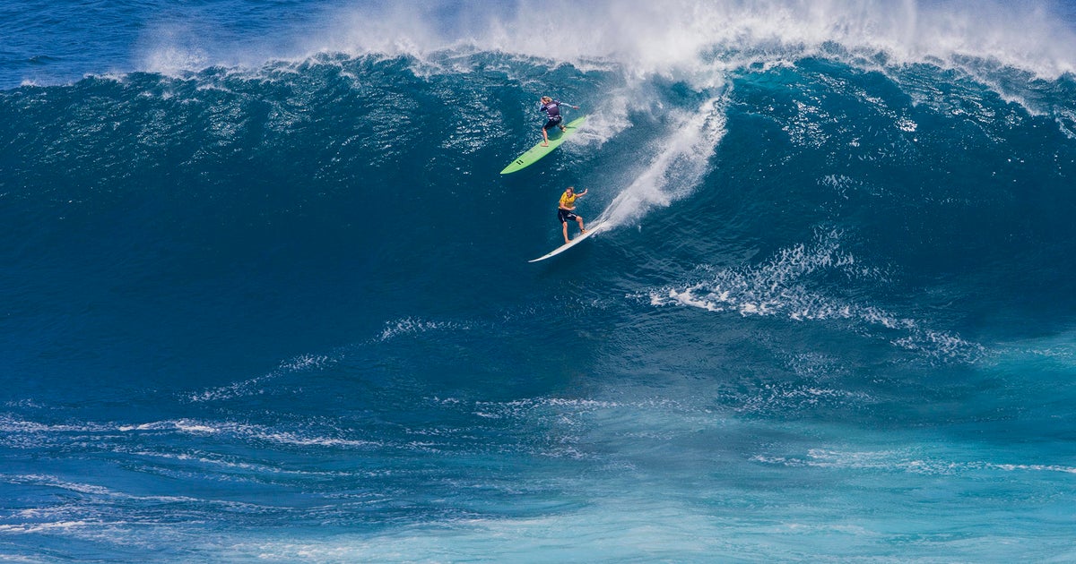 Women break glass ceiling in surf competition - CBS News
