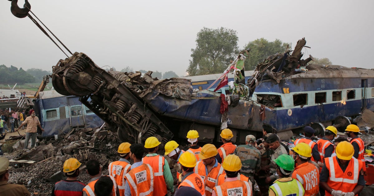 Trail derailment in India kills more than 100 - CBS News