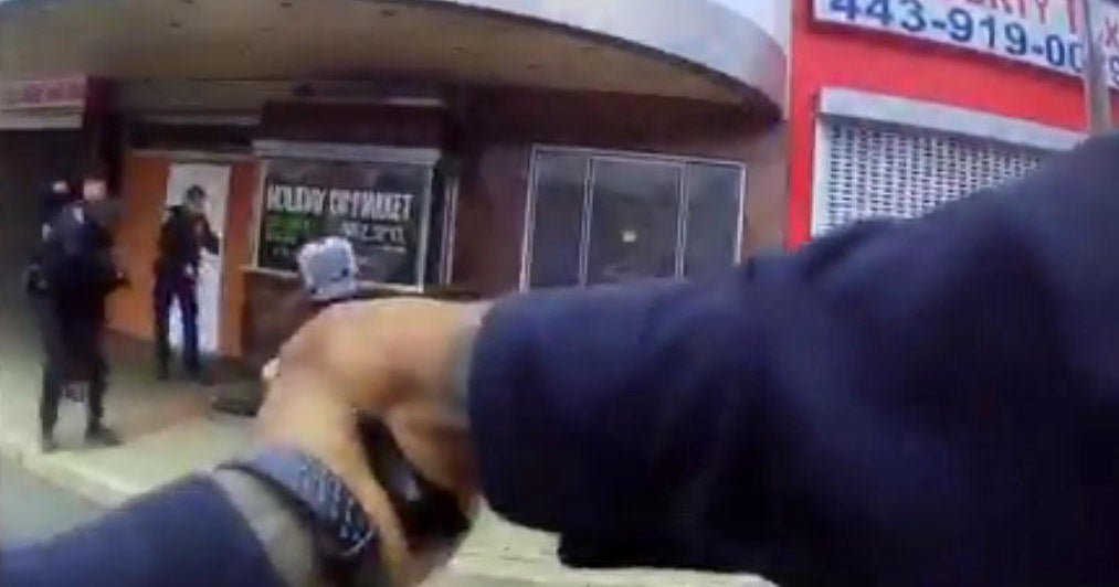 Baltimore Police Release First Body Camera Video From Officer Involved