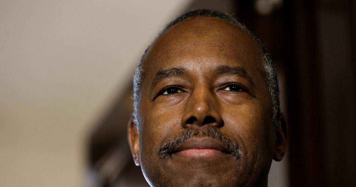 HUD Secretary Ben Carson says poverty is about a "state of mind" - CBS News