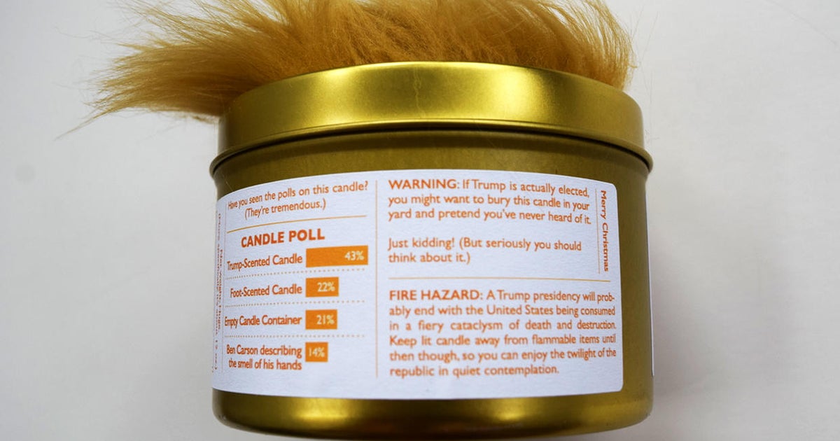 How to smell presidential -- buy this Trump-scented candle - CBS News
