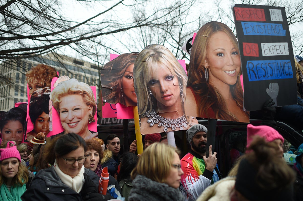 Women's march signs on display around the world
