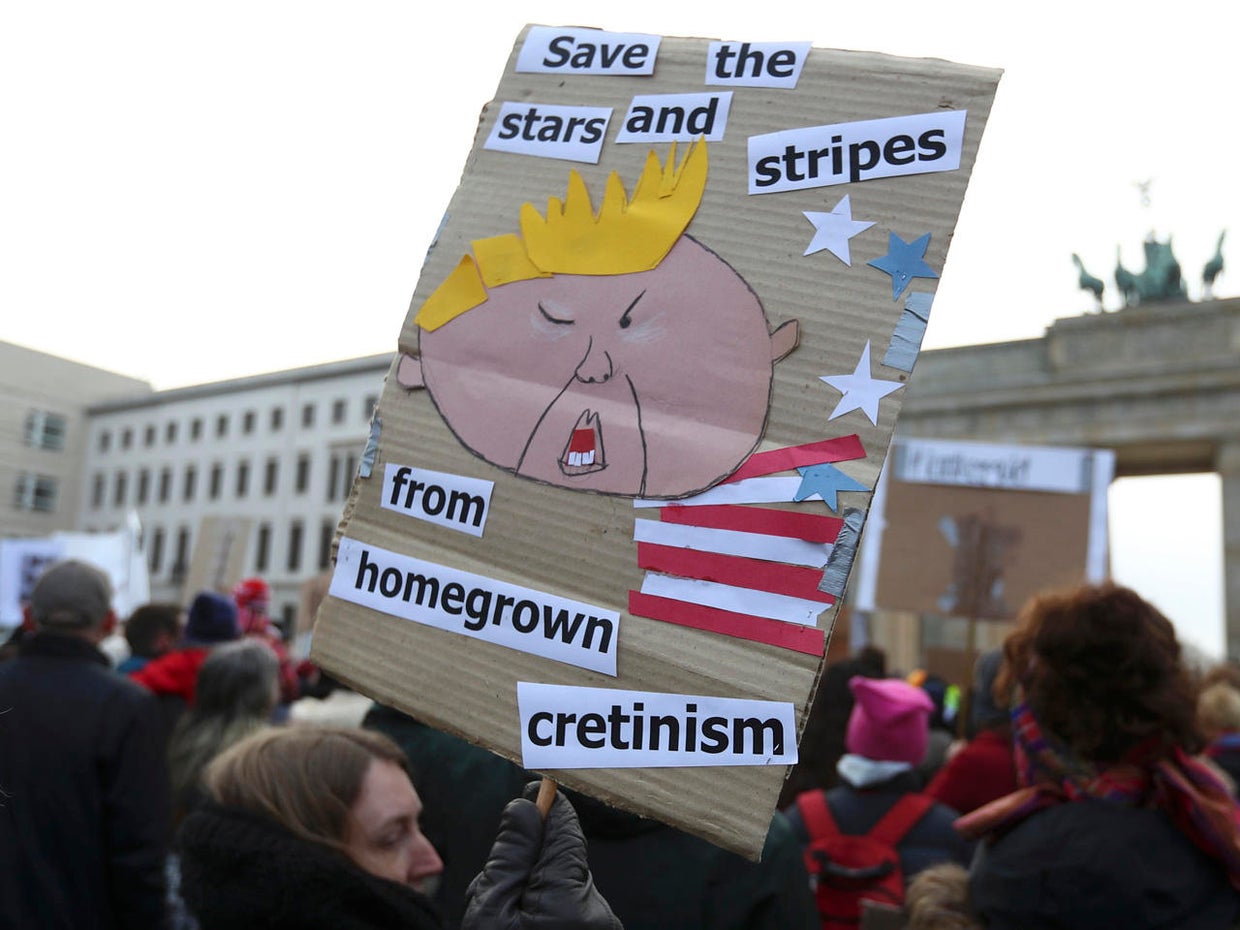 Global protests against Trump's travel ban