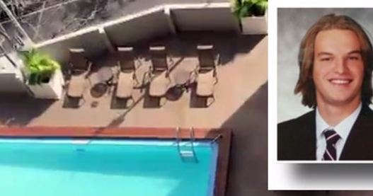 Student rammed into hotel window before falling to his death, witness ...