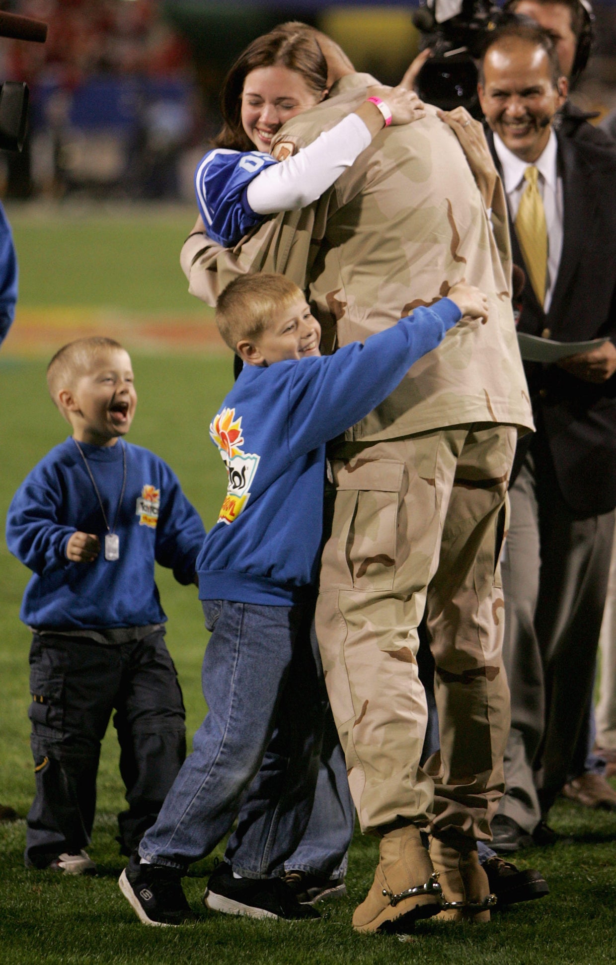 Heartwarming military reunions
