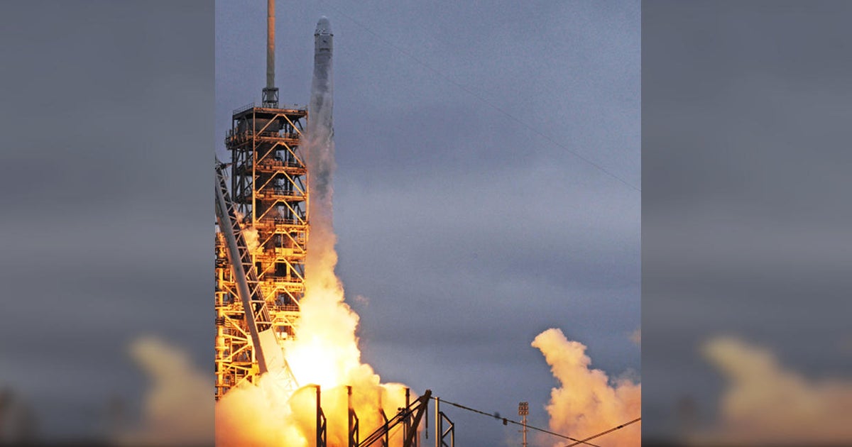 SpaceX, Russian cargo ships heading for space station - CBS News