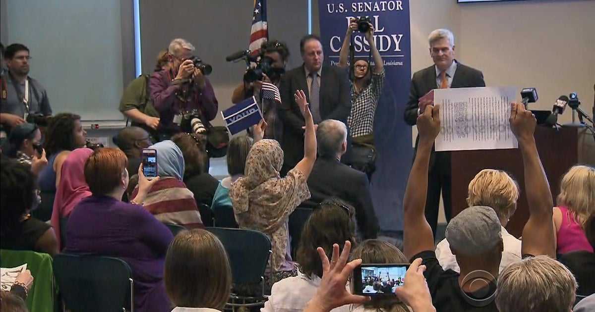 At one GOP Sen.'s town hall, protesters scoff at "paid" allegations ...