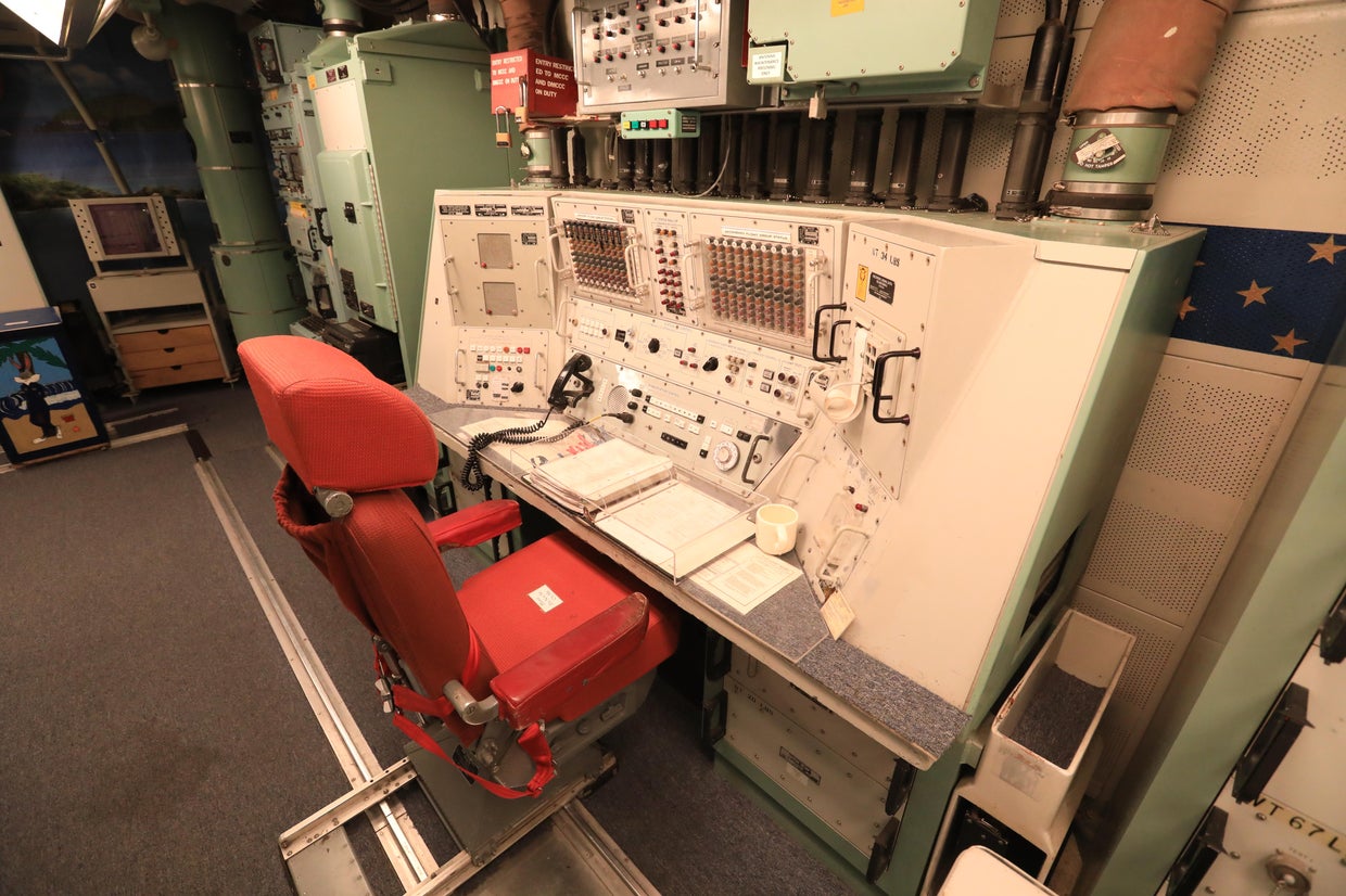 Inside a Cold War-era nuclear missile bunker