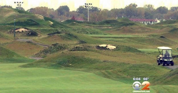 Chainsaw-wielding vandals cut down trees at Trump-run golf course - CBS ...