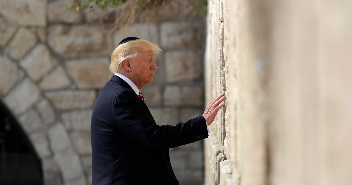 White House expects Western Wall to be part of Israel - CBS News