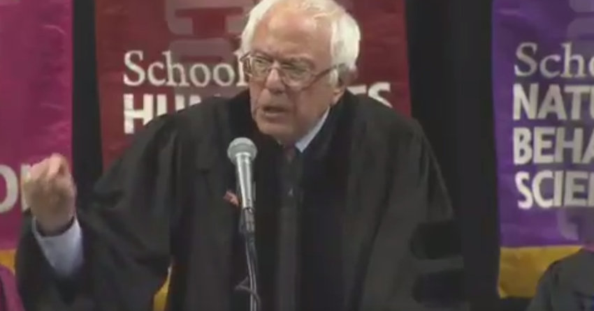 Bernie Sanders blasts inequality, racism in Brooklyn College ...