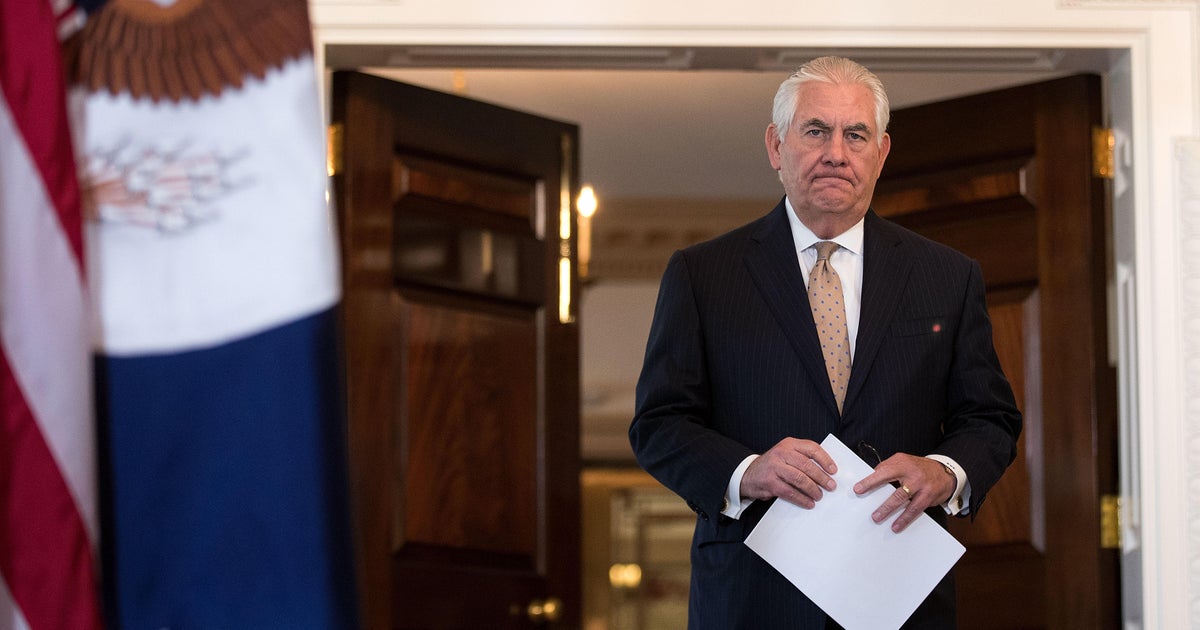 Rex Tillerson has "spirited exchange" at White House - CBS News