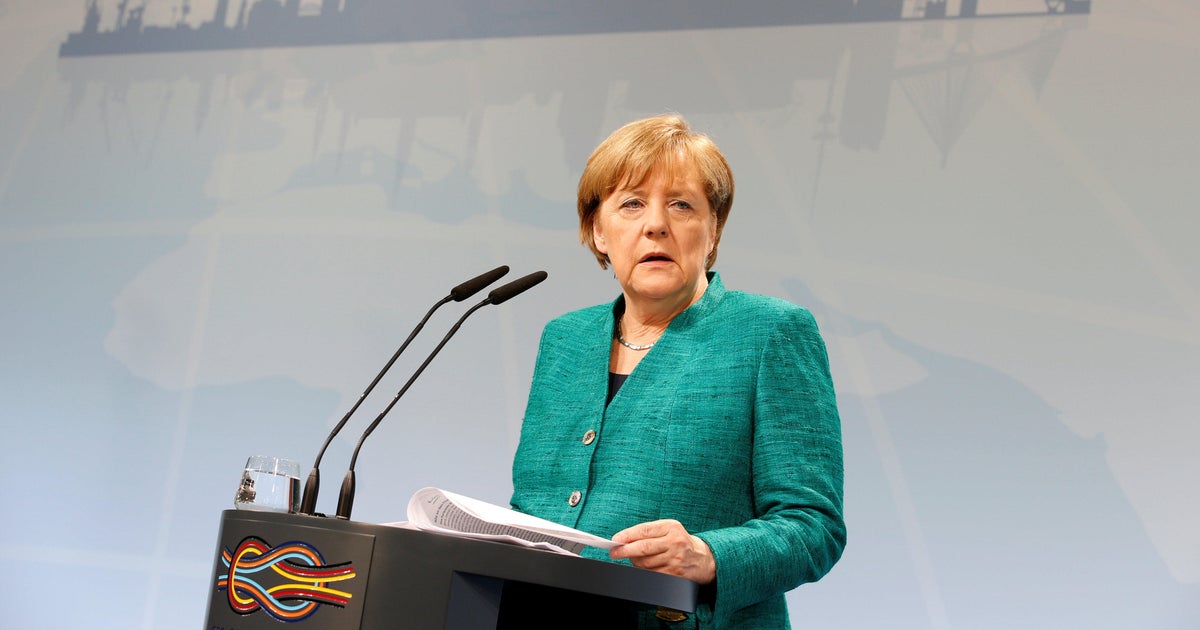 Angela Merkel at G-20: "I deplore" U.S. leaving Paris climate accord ...