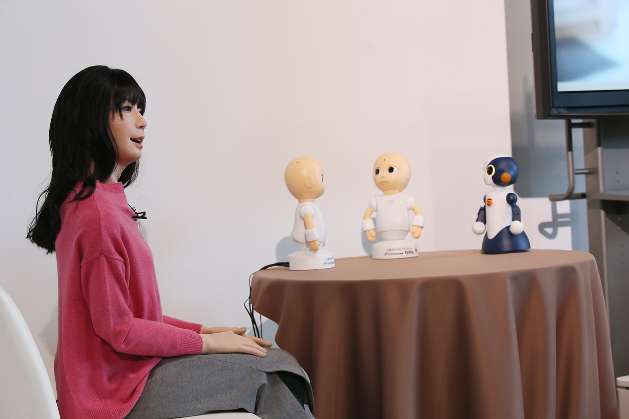 Creepily human-like robots