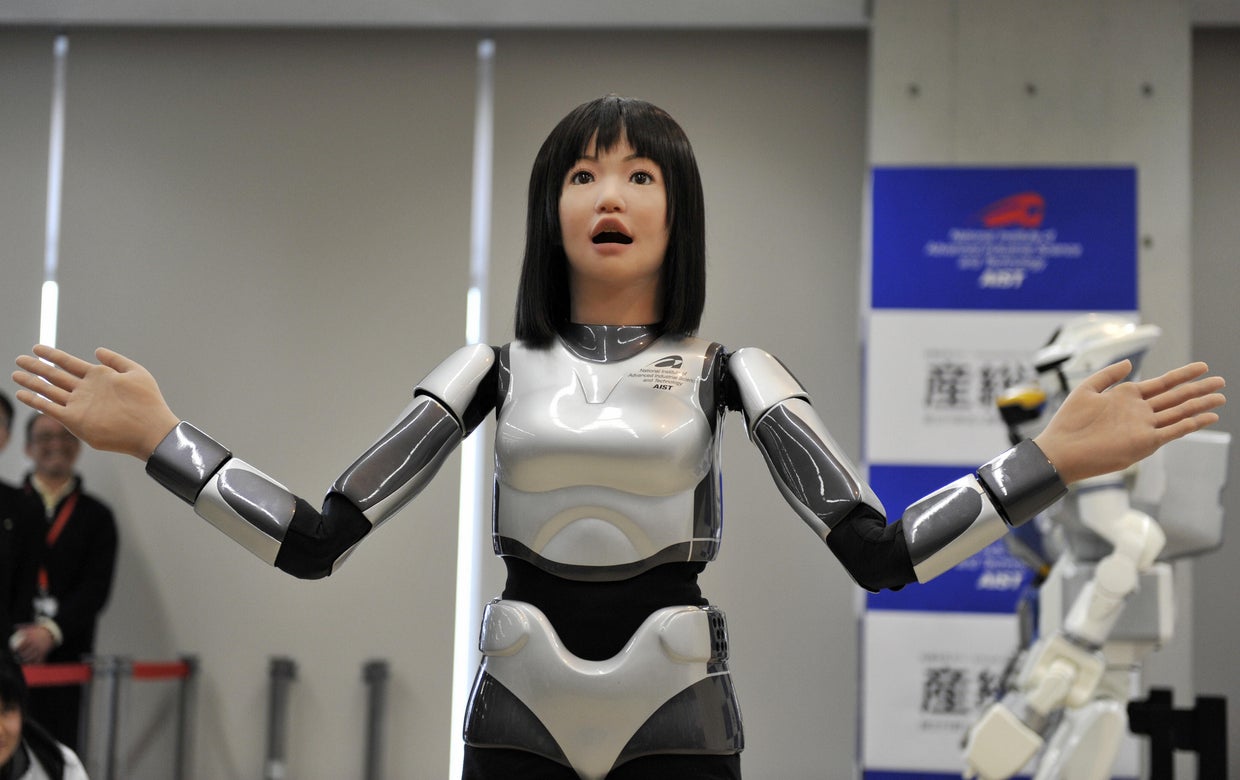 Creepily human-like robots