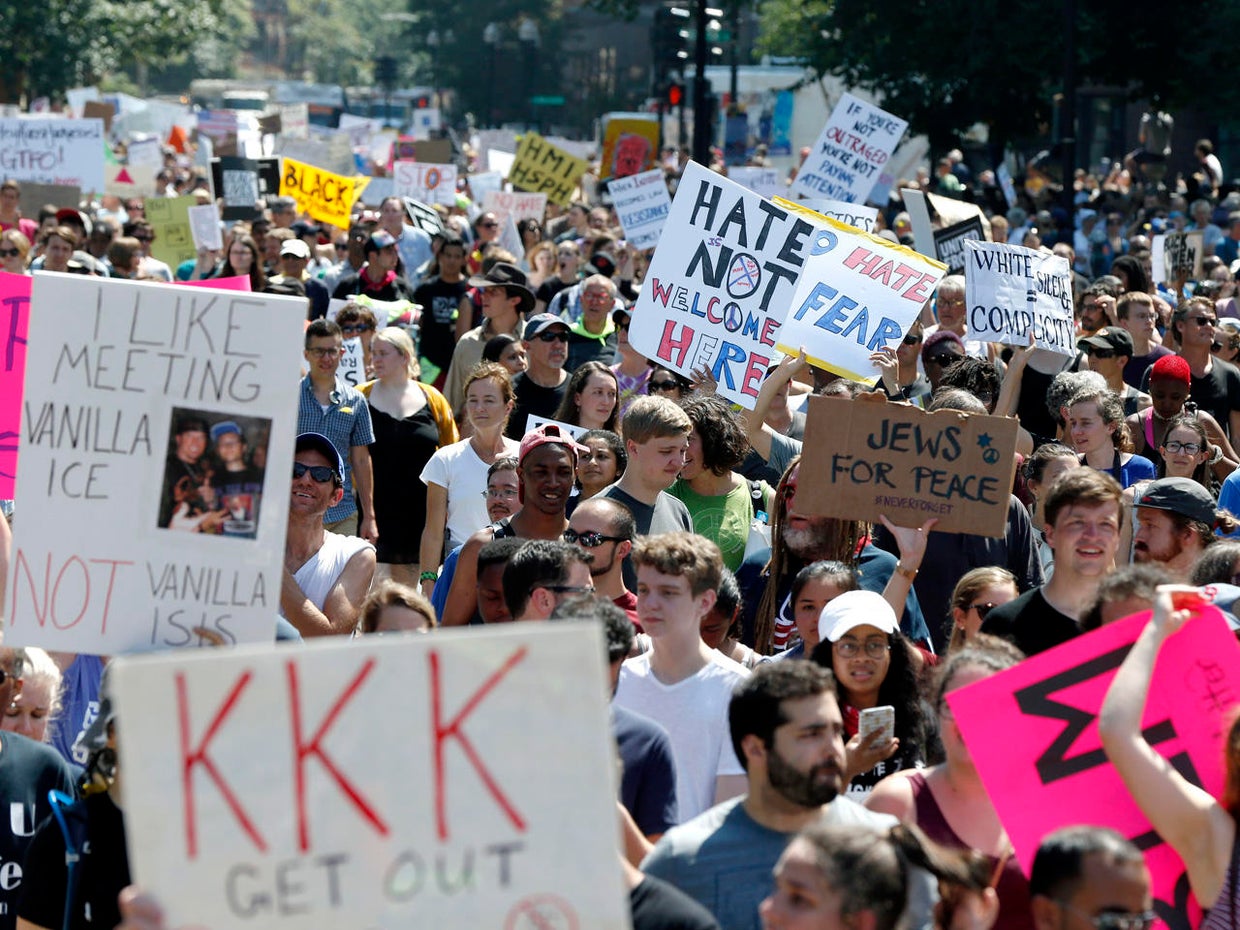 Rallies across U.S. protest white supremacists