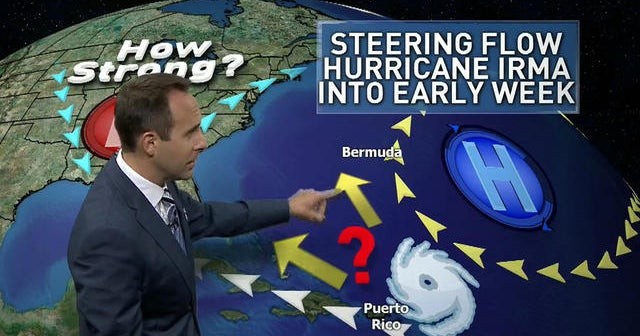 Forecasting Hurricane Irma's possible paths - CBS News