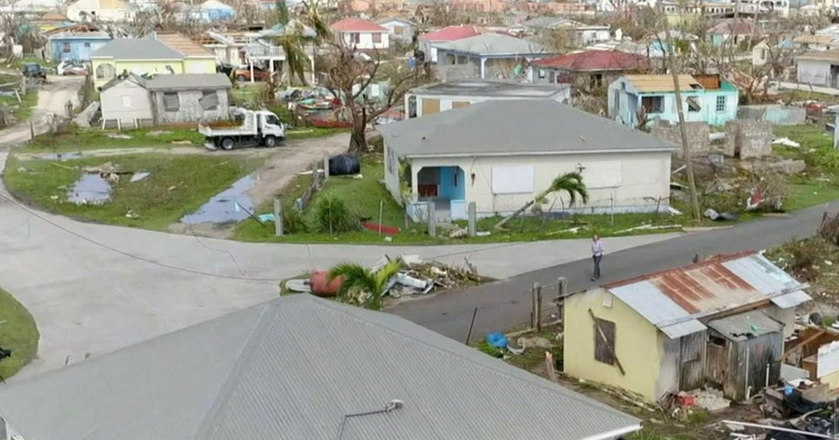 Caribbean island of Barbuda reduced to rubble by Hurricane Irma - CBS News
