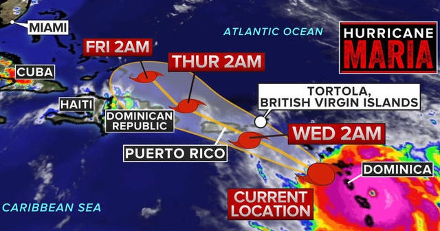 Puerto Rico rations resources as Hurricane Maria approaches - CBS News