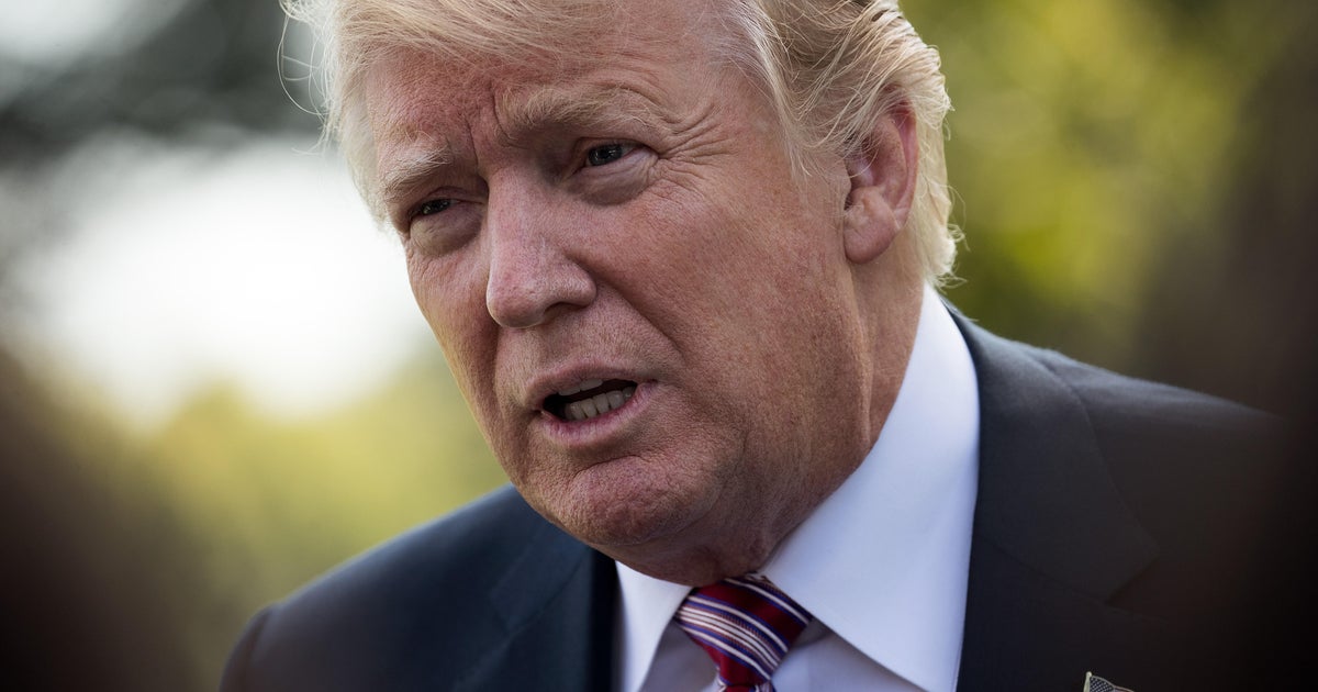 Trump alludes to "calm before the storm" in confusing comments - CBS News