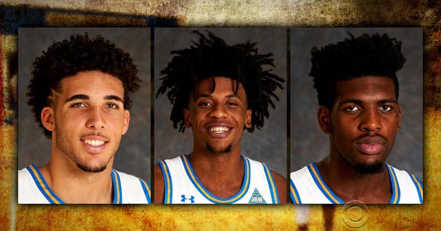 UCLA basketball players leave China after being detained - CBS News