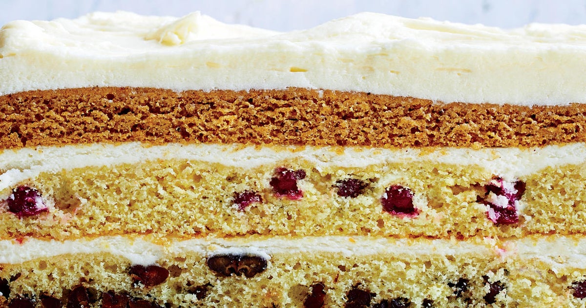 Recipe: Three-Layer Thanksgiving Cake - CBS News