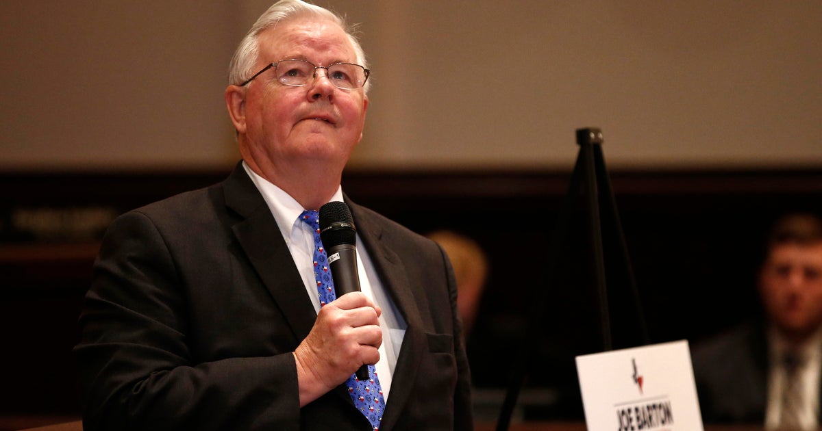 Texas Rep. Joe Barton not seeking re-election after explicit messages ...