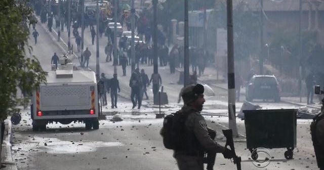 Protests erupt after U.S. announcement on Jerusalem - CBS News