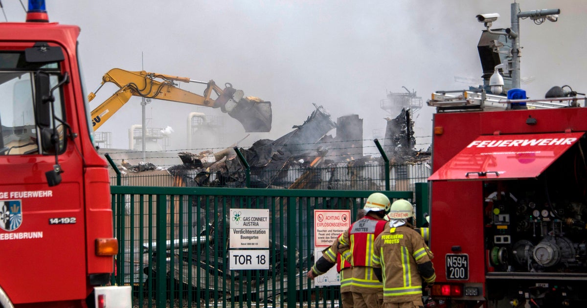 Austria natural gas facility explosion near Vienna in Baumgarten an der ...