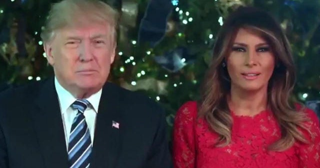 Christmas message from President and Mrs. Trump - CBS News