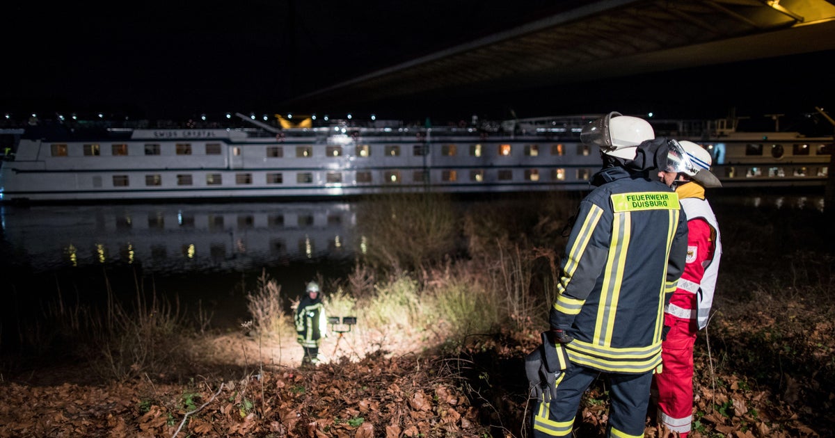 Dozens injured after tourist boat hits bridge in Germany - CBS News